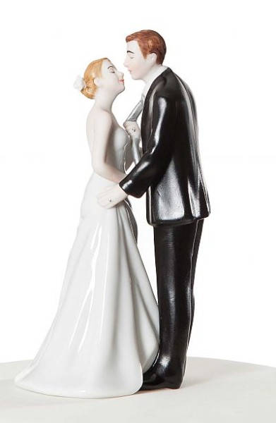 "Tie(ing) the Knot" Wedding Cake Topper Figurine - JustCakeToppers.com