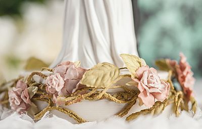 Paper Roses Mix and Match Bride and Groom Wedding Cake Topper ...