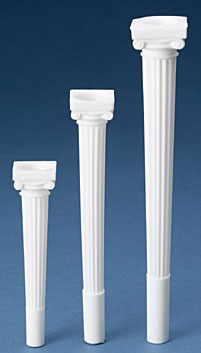 5"" Grecian Spiked Pillars - JustCakeToppers.com